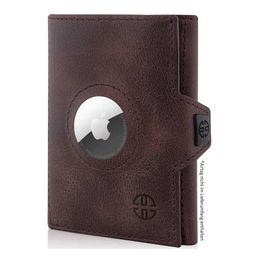 Trusador Wallet 'Verona AirTag' male Brown size One Size