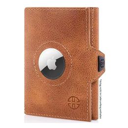Trusador Wallet 'Verona AirTag' male Brown size One Size