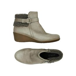 Ecco Stiefelette Damen Größe 40 Second Hand beige
