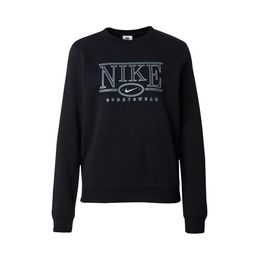 Nike Sportswear Sweatshirt 'Club' Damen Größe XL marine / taubenblau / schwarz