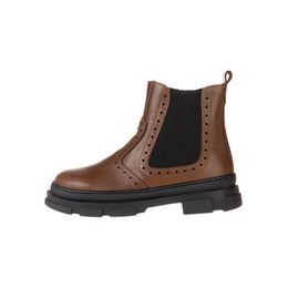 lamino Leder-Chelsea-Boots in Hellbraun - 72% | Gr&ouml;&szlig;e 30 | Kinderstiefeletten
