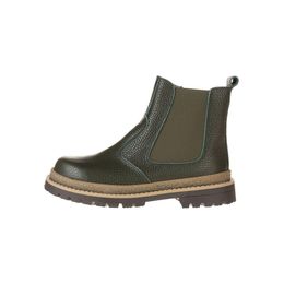 lamino Leder-Chelsea-Boots in Khaki - 55% | Gr&ouml;&szlig;e 33 | Kinderstiefeletten
