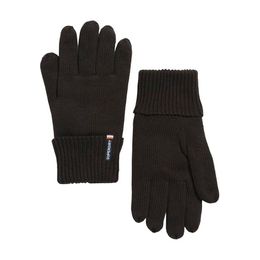 Superdry Full Finger Gloves 'Essentials' male Black size Onesize
