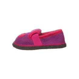lamino Hausschuhe "Bobby Herz" in Lila - 50% | Größe 30 | Baby-hausschuhe