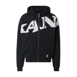 Karl Kani Sweatjacke Herren Gr&ouml;&szlig;e L schwarz / wei&szlig;