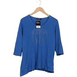 Ulla Popken Langarmshirt Damen Gr&ouml;&szlig;e XL Second Hand blau