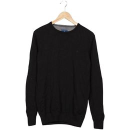 Tom Tailor Pullover Herren Größe L Second Hand schwarz