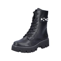Rieker Schn&uuml;rstiefelette Damen Gr&ouml;&szlig;e 42 schwarz Winterschuhe