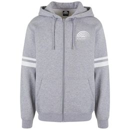 Southpole Sweatjacke Herren Größe XXL hellgrau / weiß