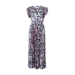 JOOP! Kleid 'Dilia' Damen Größe 38 nachtblau / braun / grün / rosa Winterkleid