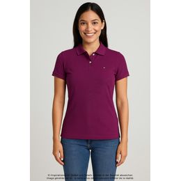Tommy Hilfiger Poloshirt Damen Größe M Second Hand lila