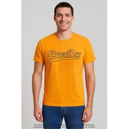 Superdry T-Shirt Herren Größe L Second Hand orange