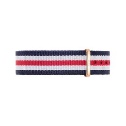 Daniel Wellington Textilband Herren Gr&ouml;&szlig;e One Size navy / cranberry / wei&szlig;