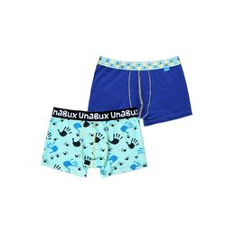 Unabux Boxershorts ' RUPERT ' Herren Größe XL blau / mischfarben