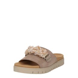 Gabor Pantolette Damen Größe 38 nude / taupe