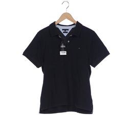 Tommy Hilfiger Poloshirt Herren Größe XXL Second Hand schwarz