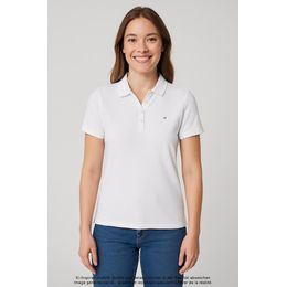 Tommy Hilfiger Poloshirt Damen Größe M Second Hand weiß