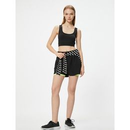 KOTON Sport-BH Damen Gr&ouml;&szlig;e XXL schwarz