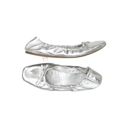 Zara Ballerina Damen Größe 40 Second Hand silber