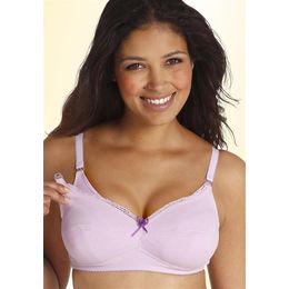 Petite Fleur Umstand Still-BH Damen Größe 75 rosa / weiß