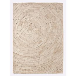 HEINE HOME Witt Teppich, natur-beige, Gr&ouml;&szlig;e 60x90 cm - rechteckig
