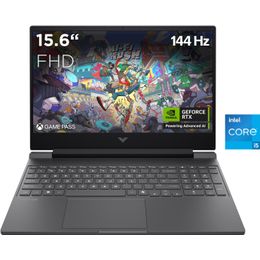 HP Gaming-Notebook "Victus 15-fa2053ng", silber (mica silber), 16 GB RAM 512 GB SSD, Core i5, Windows 11 Home, Notebooks