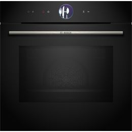 Bosch Backofen mit Mikrowelle "HMG776NB1", schwarz, B:59,4cm H:59,5cm T:54,8cm, Backöfen, Air Fry für knusprige Lebensmittel & automatische Selbstreinigung