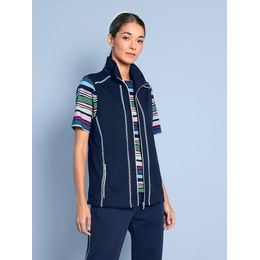 Athlet Sport - &Auml;rmellose Weste, blau, Gr. 42 / M - Baumwolle