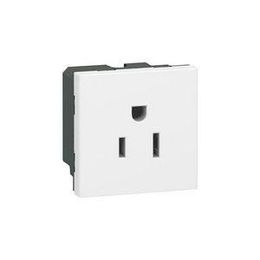 Legrand Wall Outlet 1x US-Steckdose Typ B B&uuml;ndige Montage 15A 125V Weiss - 0 775 04