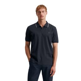 Marc O'Polo Poloshirt MARC O'POLO "aus weicher Bio-Baumwolle", Herren, Gr. M, blau (schwarz navy), Obermaterial: 100% Baumwolle, unifarben, skinny fit, Shirts