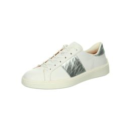 Think! Sneaker THINK "Think Sneaker Nappaleder", Damen, Gr. 38,5, wei&szlig;, silber, Nappaleder, Schuhe Sneaker