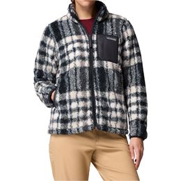 Columbia West Bend Print II Damen Fleecejacke schwarz S - Damenjacken