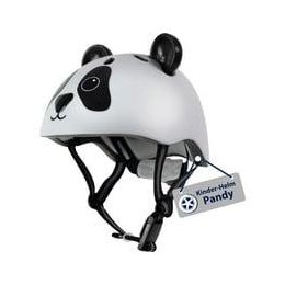 Hudora Kinderhelm Pandy wei&szlig;/schwarz, Gr. 48-52