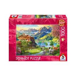 Schmidt Spiele Erholung in den Dolomiten, Puzzle 1000 Teile