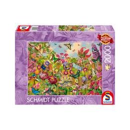 Schmidt Spiele Wundersch&ouml;ner Schmetterlingsgarten, Puzzle 2000 Teile