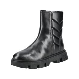 Stiefelette Geox "Geox Stiefelette Leder/Synthetik", Damen, Gr. 37, schwarz, Leder, Synthetik, Schuhe
