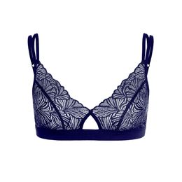 erlich textil Bralette Damen Gr&ouml;&szlig;e 75 dunkelblau Winterschuhe
