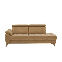 meinSofa Recami&eacute;re Chloris braun Ma&szlig;e (cm): B: 221 H: 107 T: 102.0 Sofas > Sofas nach Art > R&eacute;camieren &raquo; Sofa DE