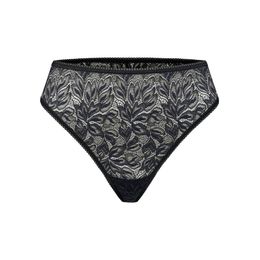 Erlich Textil String 'Iconic Lace' Damen Gr&ouml;&szlig;e M schwarzmeliert