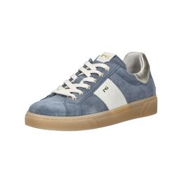 Sneaker Nero Giardini "Nero Giardini Sneaker Lederimitat", Damen, Gr. 36, blau, Lederimitat, Schuhe Sneaker