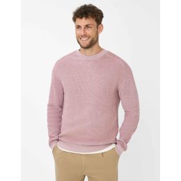 Brax Herren Strickpullover Style ROB cinder rose, Rosa, Gr. XL