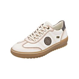 Sneaker Remonte "Remonte Sneaker Leder", Damen, Gr. 38, wei&szlig; (cotton), Leder, Schuhe Sneaker