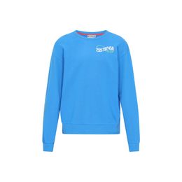 Mo Athlsr Sweatshirt 'Back To School' Herren Gr&ouml;&szlig;e S azur / hellgr&uuml;n / wei&szlig;