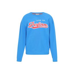 Mo Athlsr Sweatshirt 'Back To School' Herren Gr&ouml;&szlig;e XL azur / rot / wei&szlig;