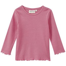 Topolino M&auml;dchen Langarmshirt in Rippstruktur