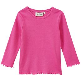 Topolino M&auml;dchen Langarmshirt in Rippstruktur