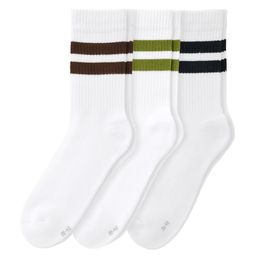 VanVaan 3 Paar Herren Sportsocken mit Bio-Baumwolle