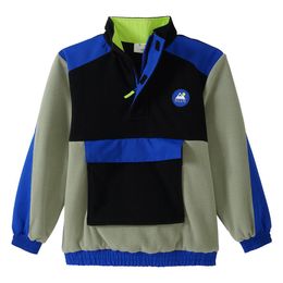 Yigga Kinder Fleecepullover mit Tasche