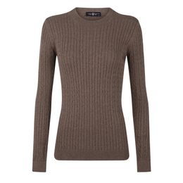 Jimmy Sanders Pullover Damen Gr&ouml;&szlig;e L braun