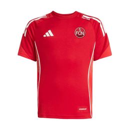 Adidas 1. FC Nürnberg Trainingsshirt Rot, Größe 140, Kinder, Fan Artikel - 11teamsports